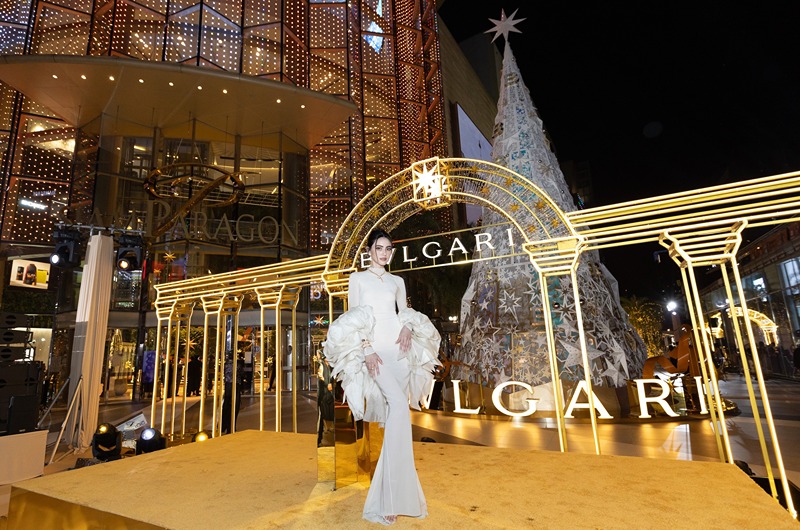 BVLGARI lights up its luminous Christmas tree in Bangkok - INDEX ...